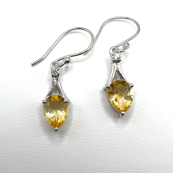Jewelry | Genuine Citrine 925 Sterling Silver Earrings | Poshmark